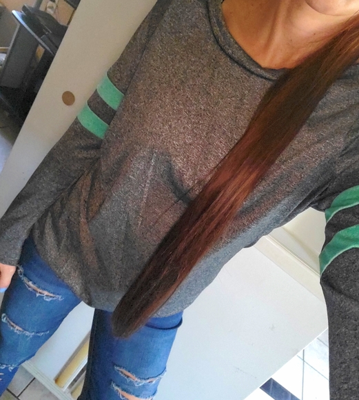 Fashion Nova | Tops | Nwot Grayseafoam Green Baseball Tee | Poshmark